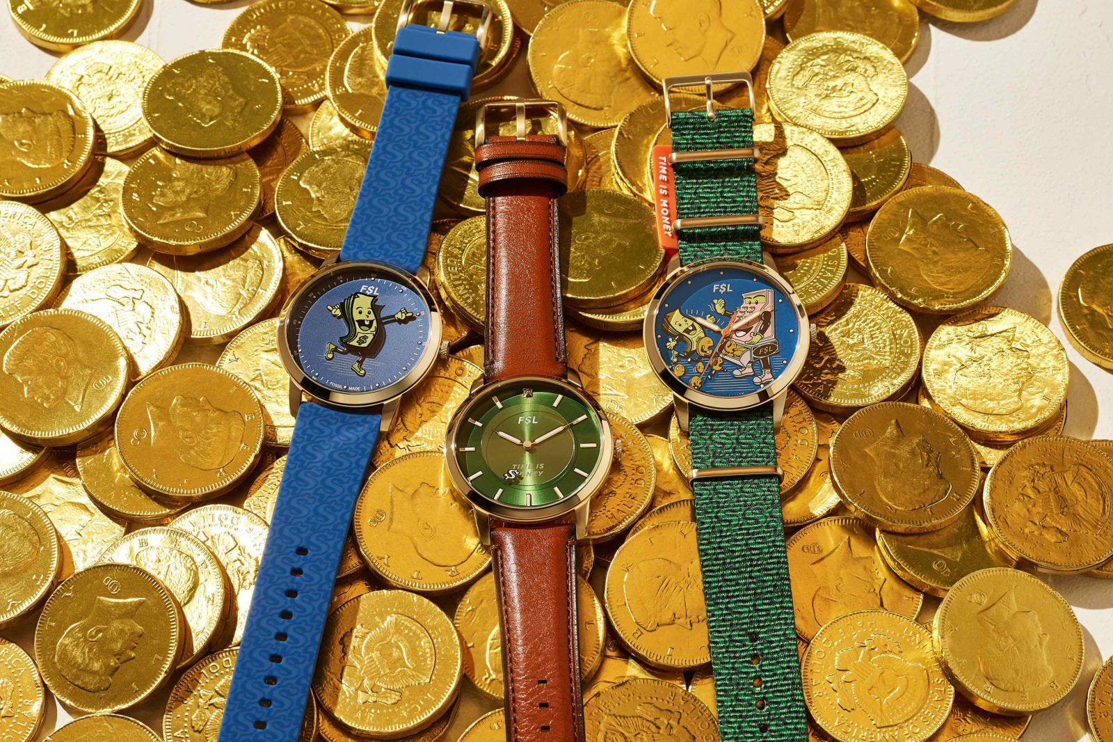 Baru, Jam Tangan Fossil Limited Edition The Money Gang - Urban Icon ...