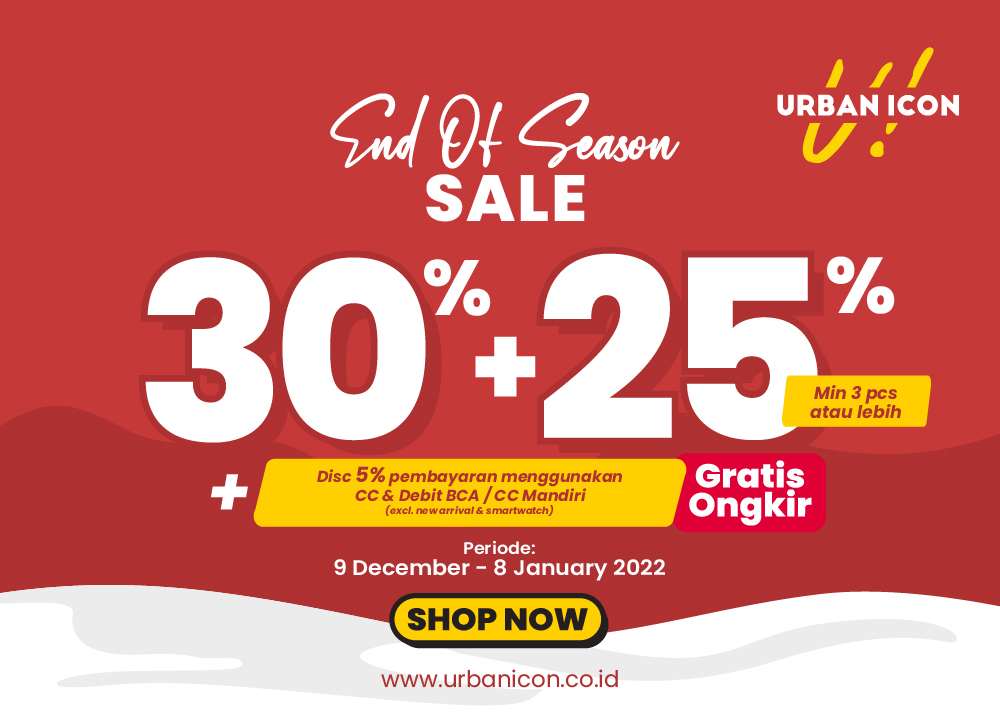 Promo End of Season Sale Urban Icon, Diskon Berlapis-lapis!